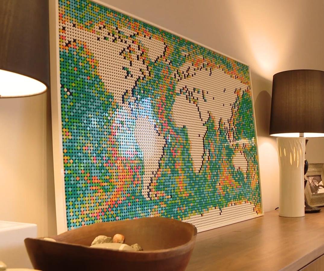 Maine teen breaks world record for building Lego World Map - Radio Sargam
